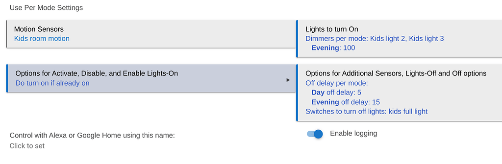 Motion Lighting App - how is this supposed to work for "off only scenario"? - 💡 Lighting - Hubitat