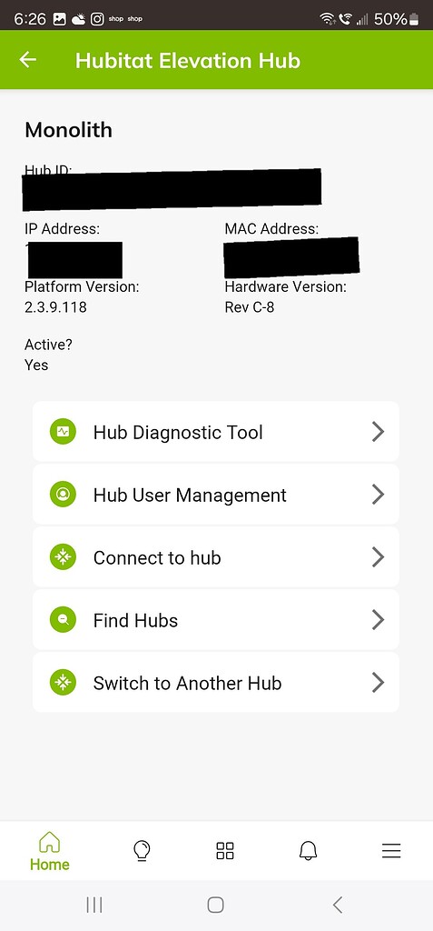 2.0.3 (253) - reported platform version incorrect - β Android (beta) - Hubitat