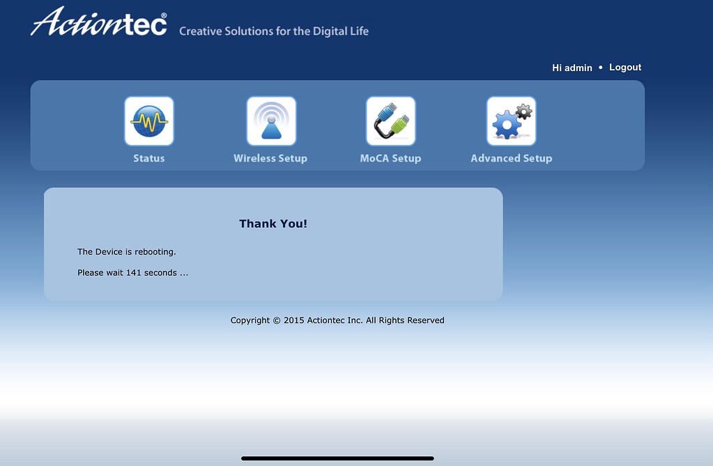 Is there anyway to schedule reboots of my actiontec access point ...