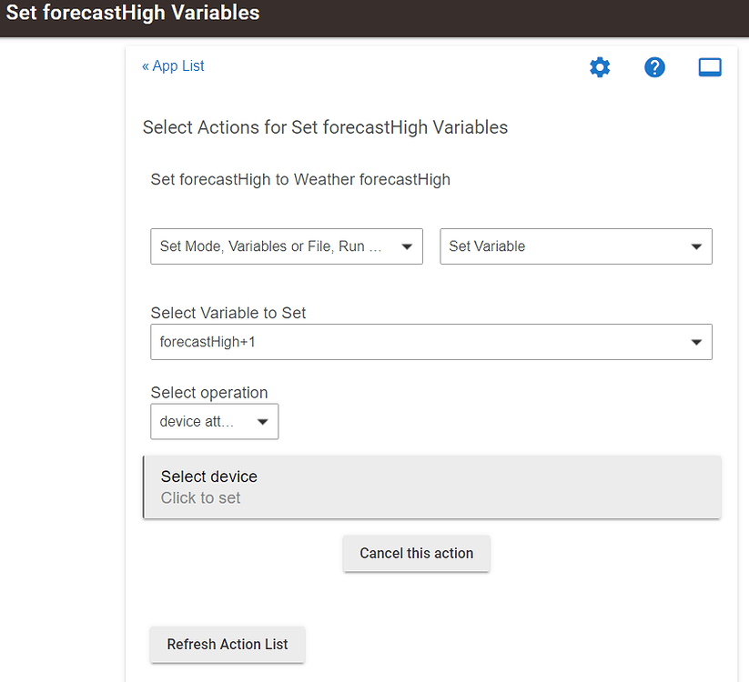 [BUG] Cannot Add Action to Set Variable to Device Attribute - 🛎️ Get ...