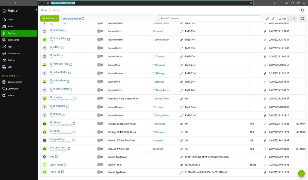 Hub admin interface does not require a log in - Integrations - Hubitat
