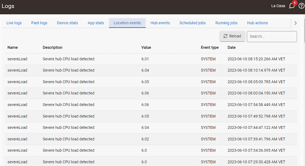CPU overload and Zigbee network! - 🛎️ Get Help - Hubitat