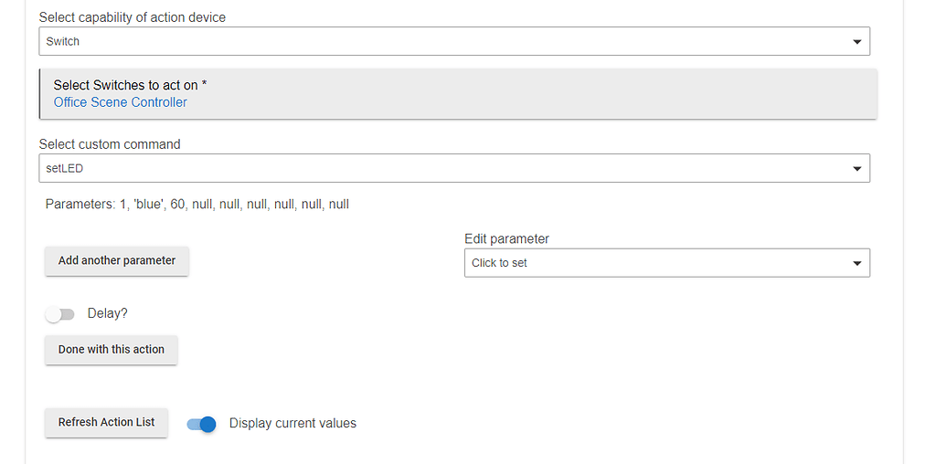 Rule Machine Custom Command Creating Unwanted Null Parameters All