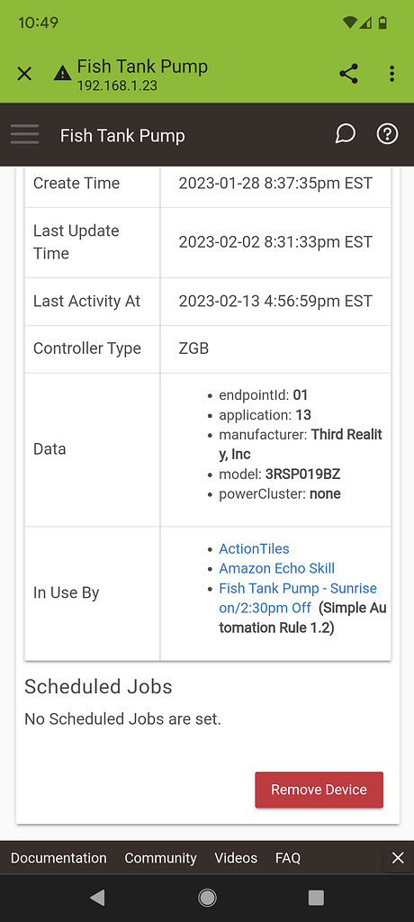 Change poll/ping interval of devices? - Devices - Hubitat