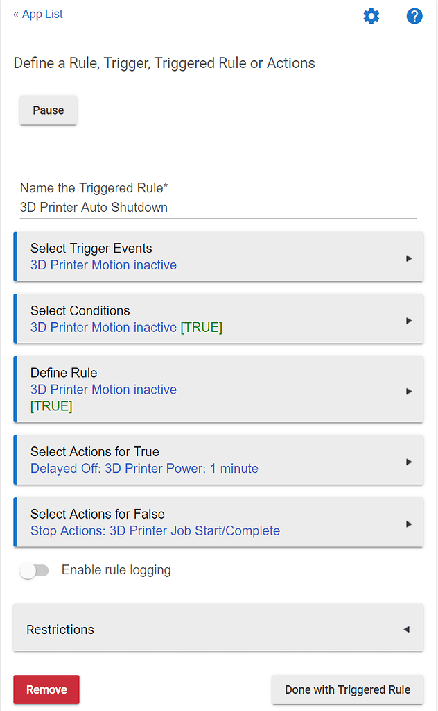 Stopping a Timed Rule - 📐 Rule Machine® - Hubitat