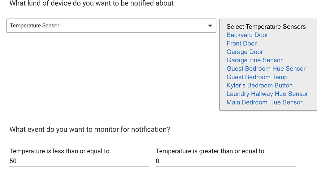 Notifications outside of parameters sent to my device - Novice Help - Hubitat