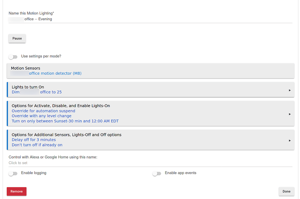 Request: Ensure consistent naming between terms in rule creation and display of finished rule ...