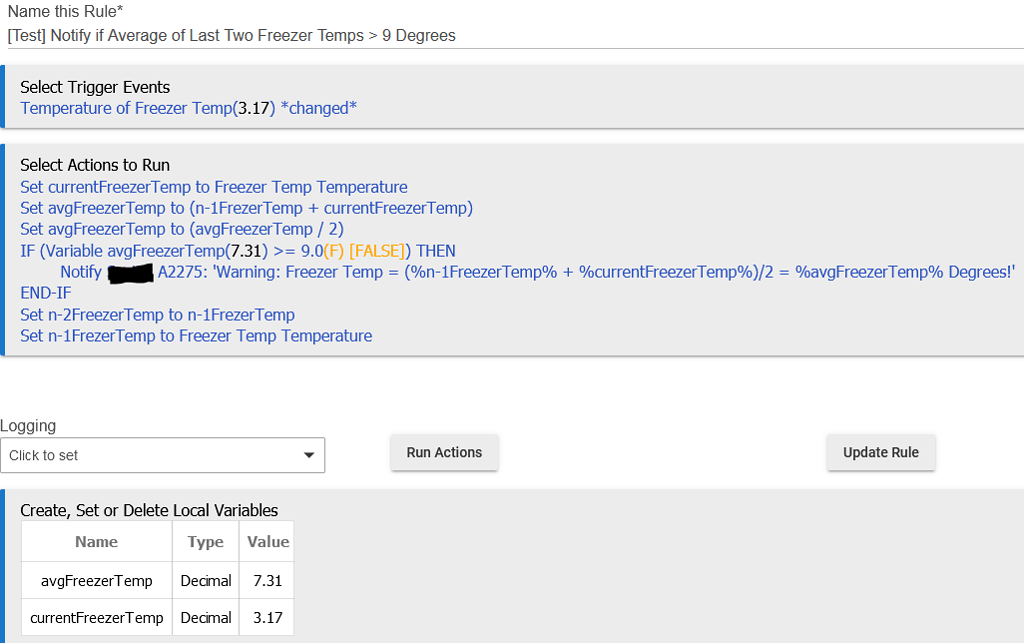 Variable Math Not Working? - 📐 Rule Machine® - Hubitat