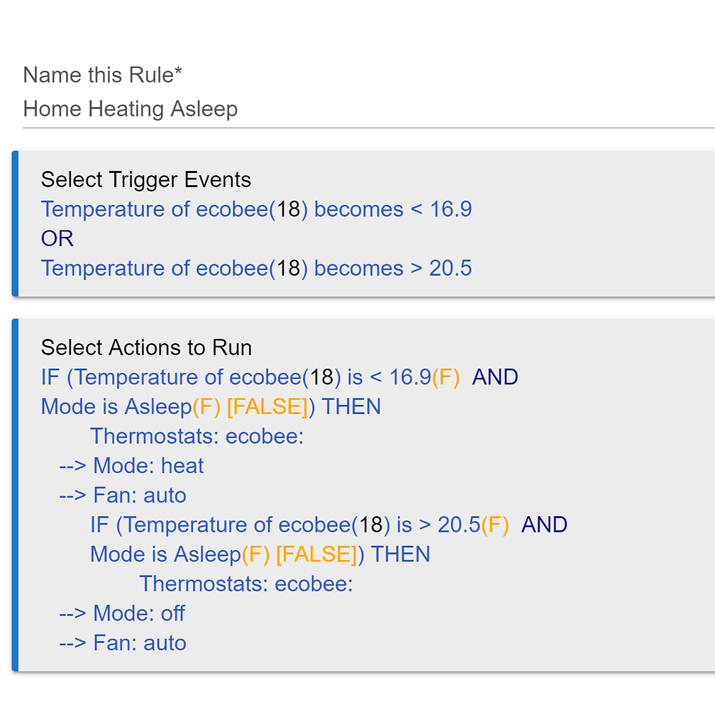 Thermostat rule 4.0 help - 📐 Rule Machine® - Hubitat