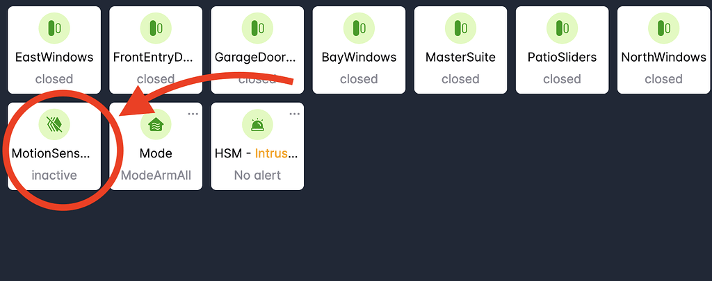 Motion Sensor only inactive - Apps - Hubitat