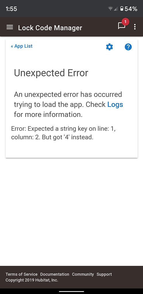 Lockcode manager foobar - 🛎️ Get Help - Hubitat