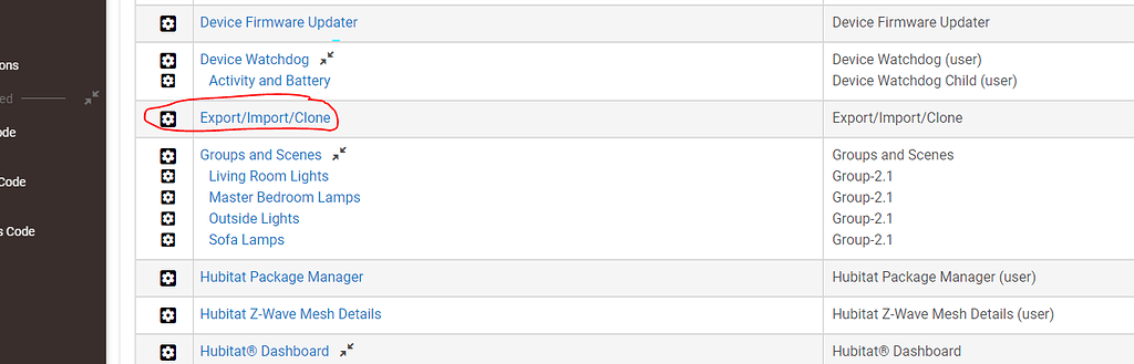 Import / Export App? - Apps - Hubitat