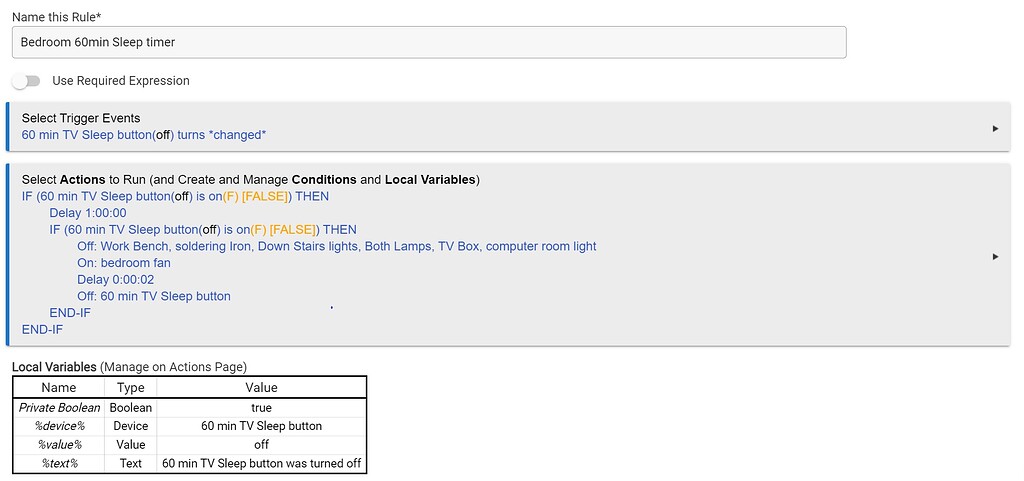 Rule machine issue - All things Rule Machine - Hubitat