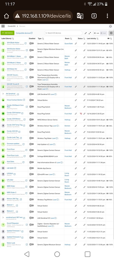 What is device status supposed to show? - Devices - Hubitat