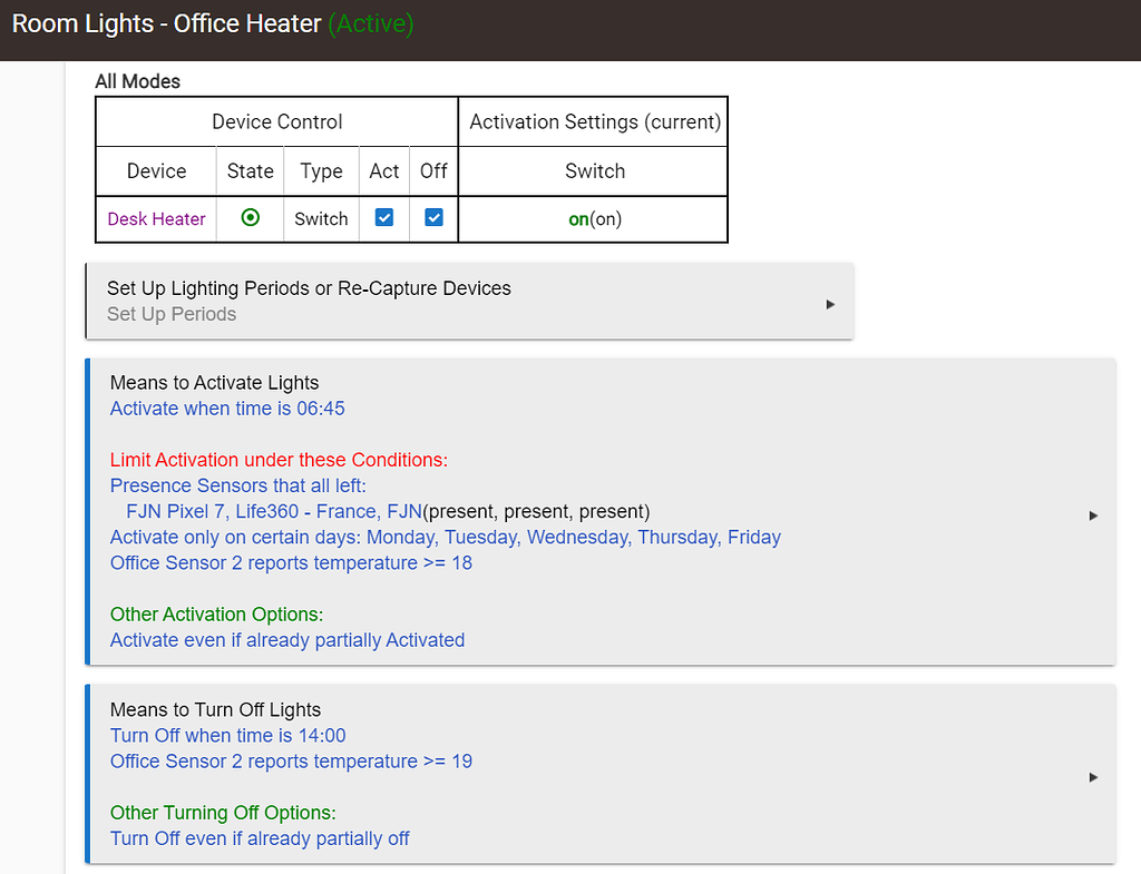 Temperature as a Trigger not Working - Room Lighting - Hubitat