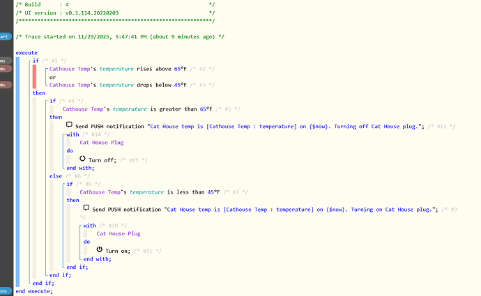 Nested trigger warnings - webCore - Hubitat