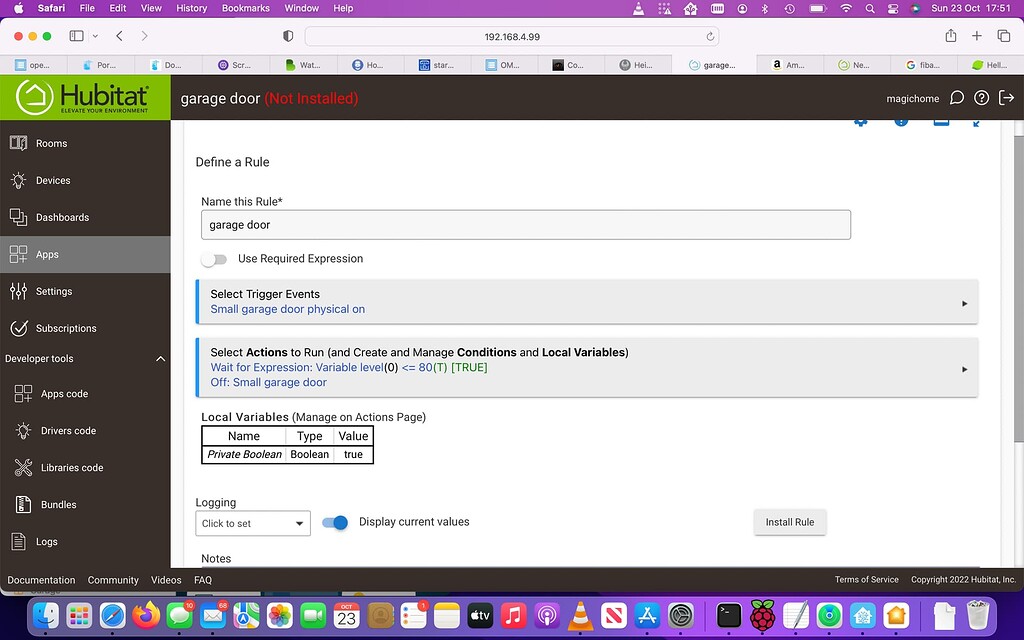 Shelly 2.5 garage door - All things Rule Machine - Hubitat