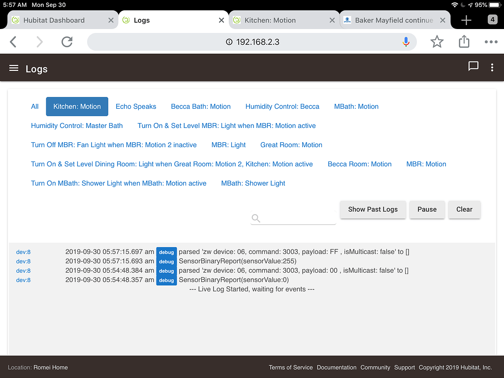 Ecolink PIR reporting motion, but no motion events - 🛎️ Get Help - Hubitat