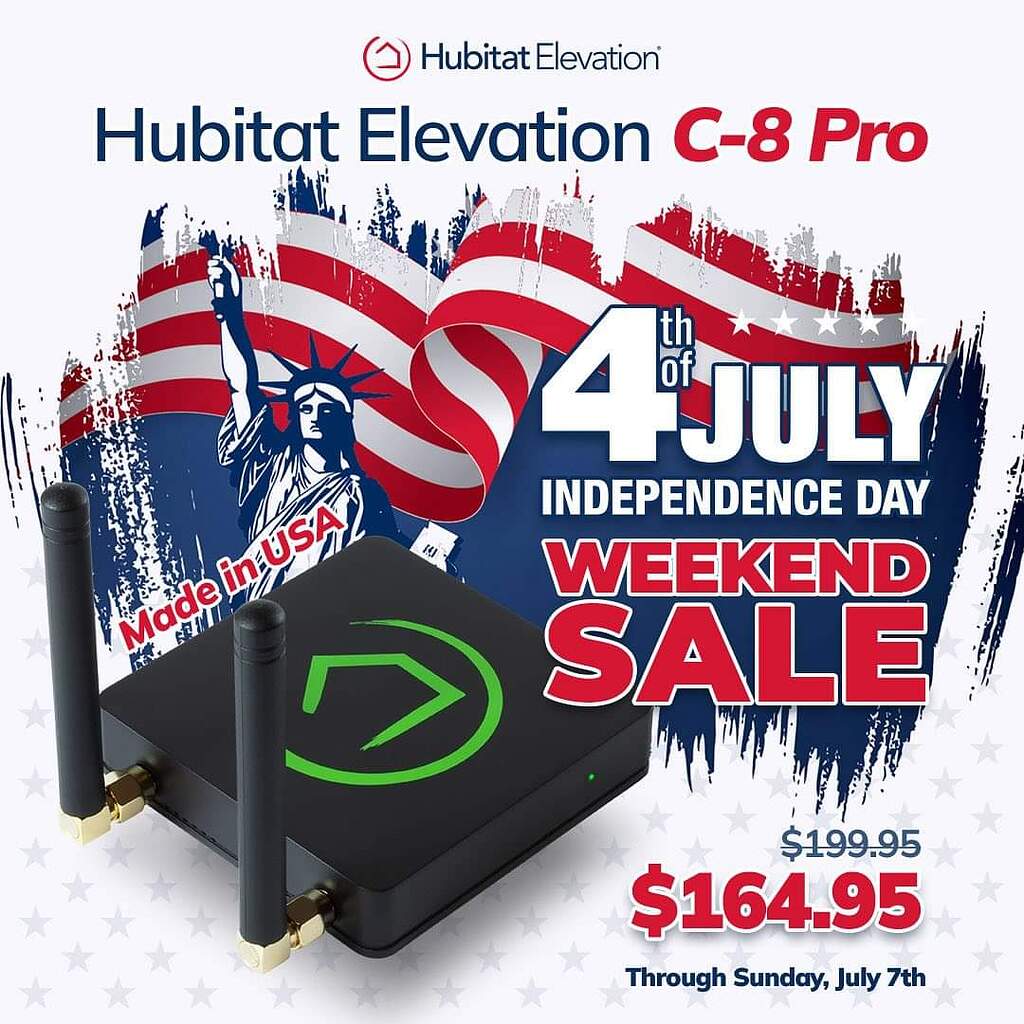 Happy Independence Day 🇺🇸 - Why Hubitat Elevation - Hubitat