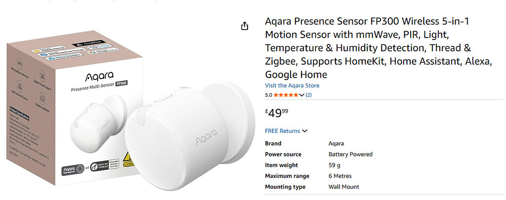 [RELEASE] Aqara Multi-Sensor FP300 (PS-S04D) - Page 2 - Custom Drivers ...