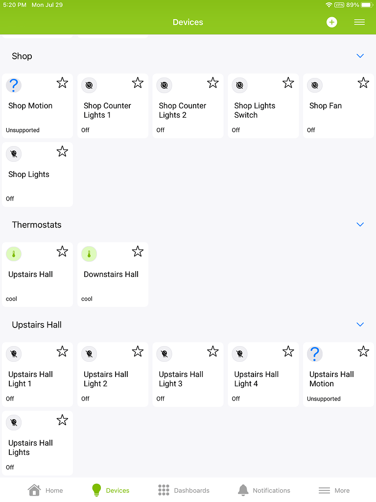 Ecolink motion sensors showing unsupported - iOS App - Hubitat