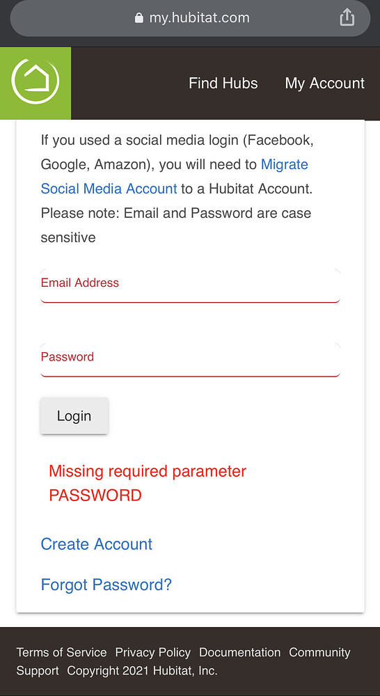 [RESOLVED] My.hubitat.com login issues - 🛎️ Get Help - Hubitat