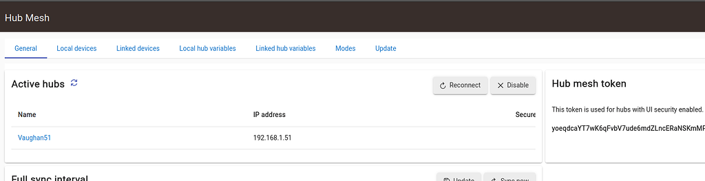 Hub Mesh Token Isues - Integrations - Hubitat
