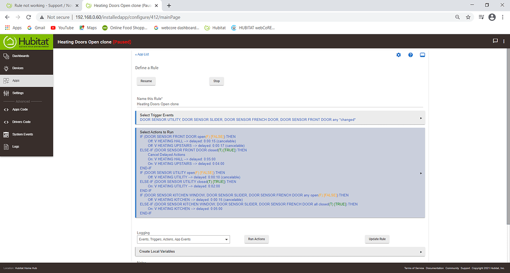 Screenshots - Novice Help - Hubitat