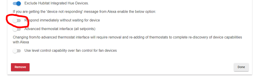 Alexa, "is not responding" but device works normally - 🛎️ Get Help - Hubitat