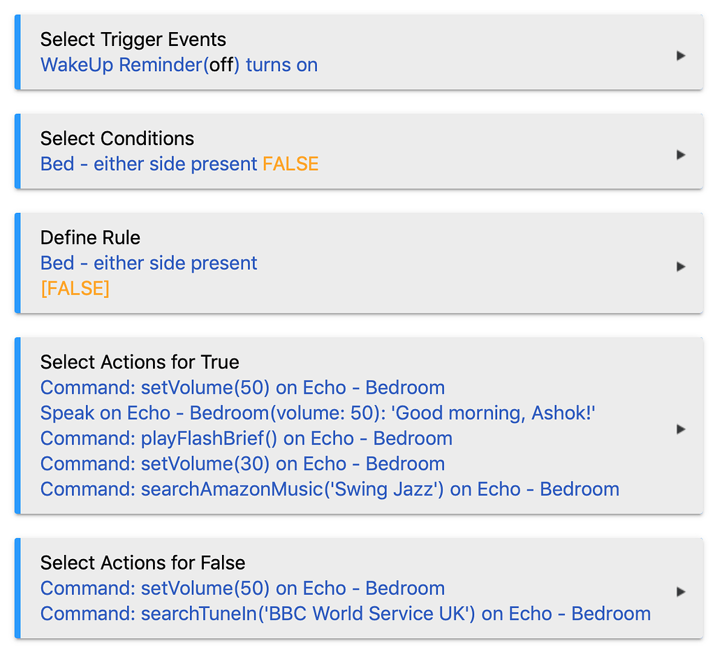 Need help with "Echo Speaks" and Rule Machine - All things Rule Machine - Hubitat