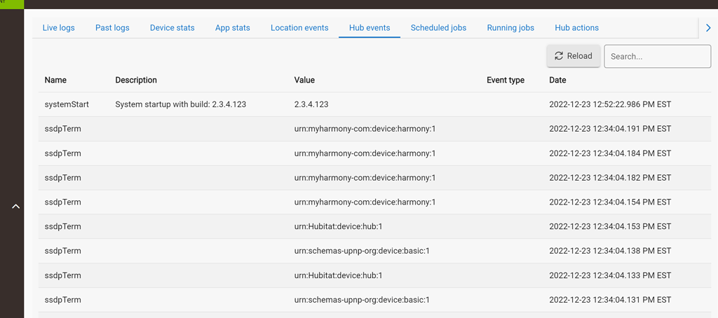 System shutdown url not working any longer [RESOLVED] - 📐 Rule Machine® - Hubitat