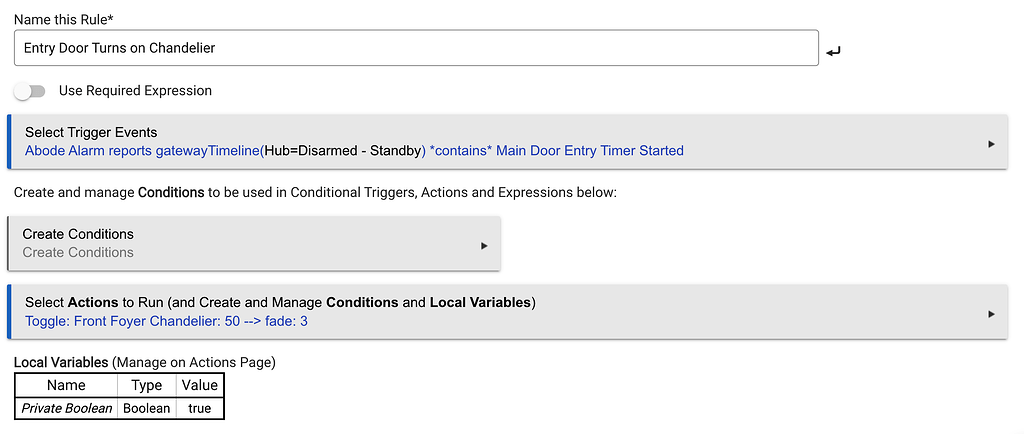 HE Abode Alarm App - How to Trigger Actions Based on Sensors - Custom Drivers - Hubitat