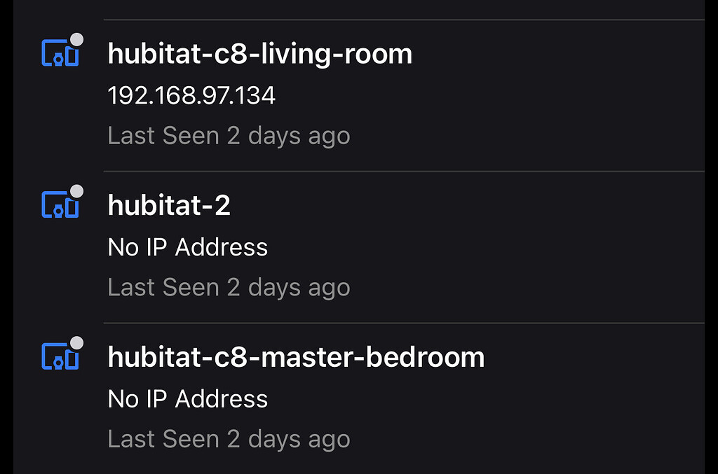 C-8 will not stay connected to network - 🛎️ Get Help - Hubitat