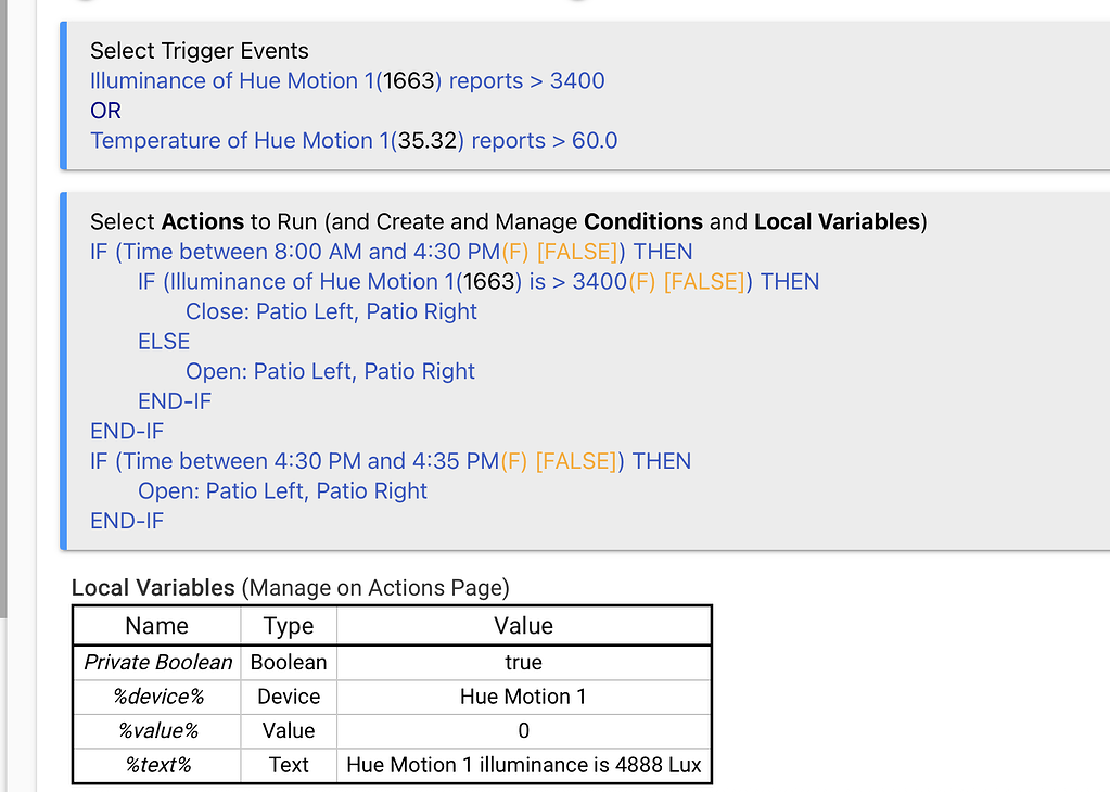Can someone help me with this rule - All things Rule Machine - Hubitat