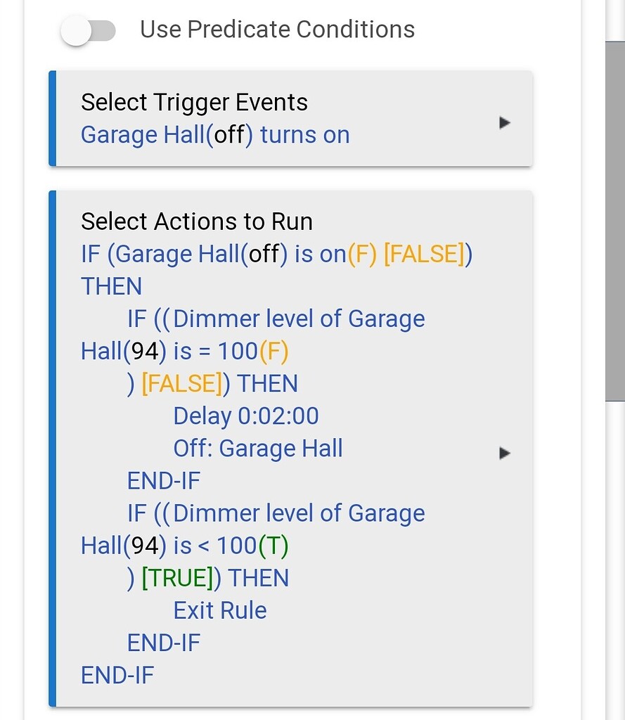 Canceling a delayed action - 📐 Rule Machine® - Hubitat