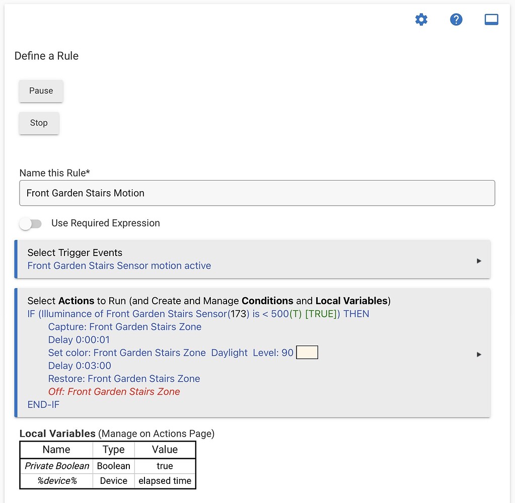 Capture and restore - Apps - Hubitat