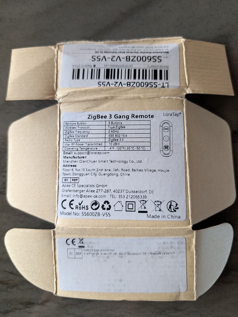 Success using an inexpensive ZigBee remote control with Somfy blinds ...