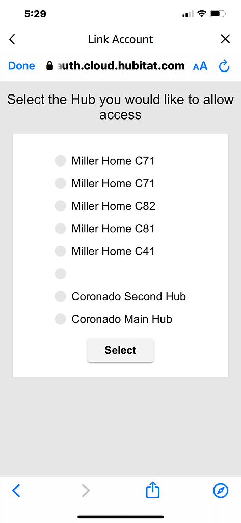 Hubitat Alexa skill and linking problems - Integrations - Hubitat