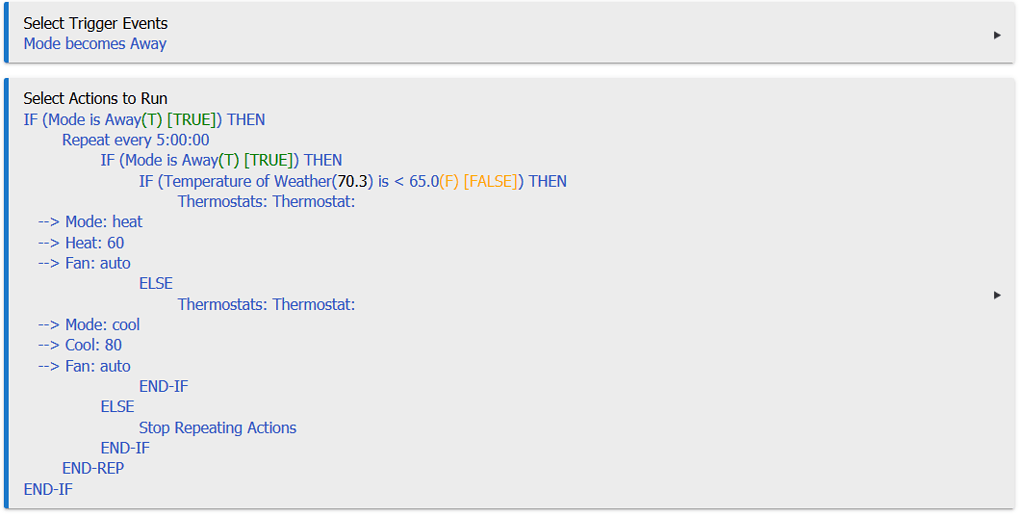 Rule Machine While-Loop for Thermostat - All things Rule Machine - Hubitat