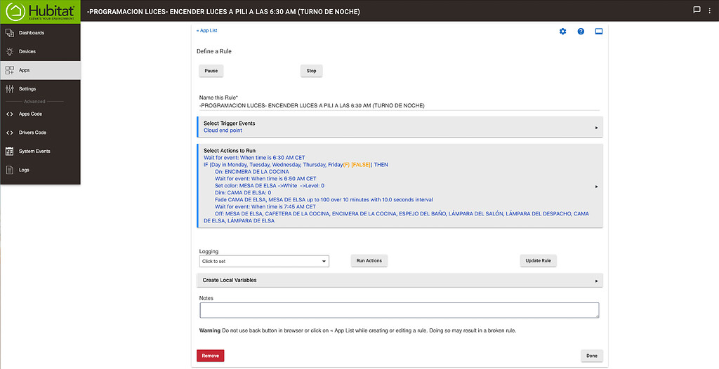 Rule Machine error executed with NFC - All things Rule Machine - Hubitat