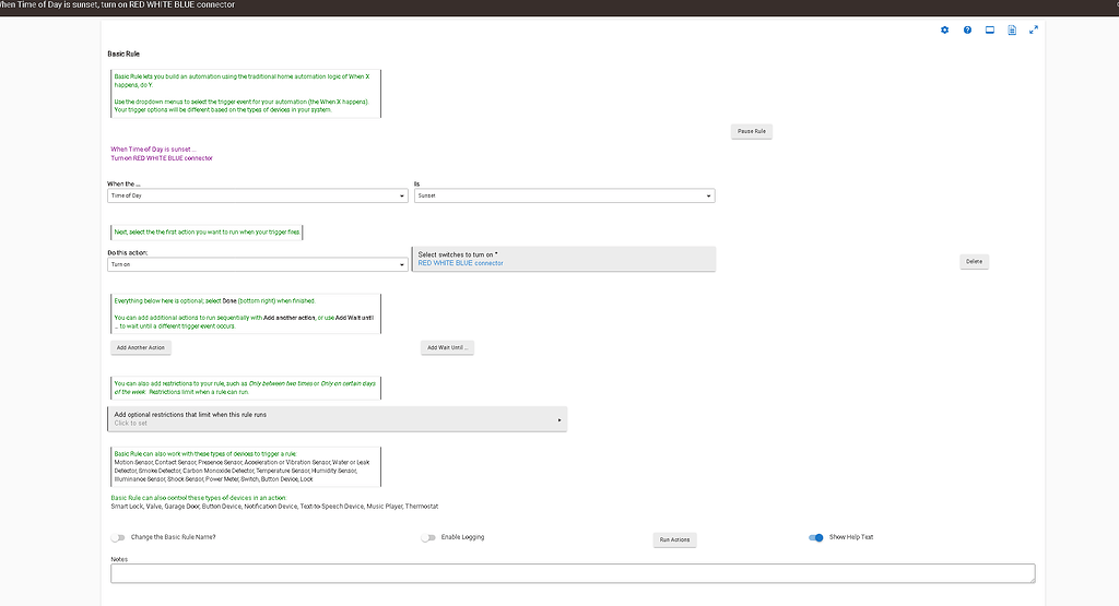 Color animations got me stumped - Apps - Hubitat