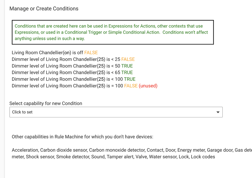 Button Controller: Delete / Edit Conditions missing - 🧰 Built-In Apps and Drivers - Hubitat