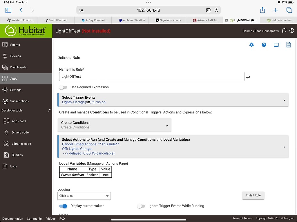 Cancel Timed Actions -- 2 problems - 🛎️ Get Help - Hubitat