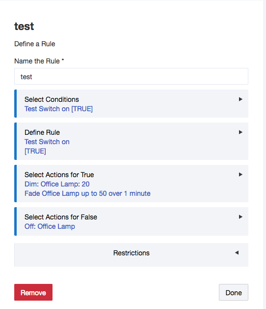 Rule Manager Fade over time - Feature Requests - Hubitat