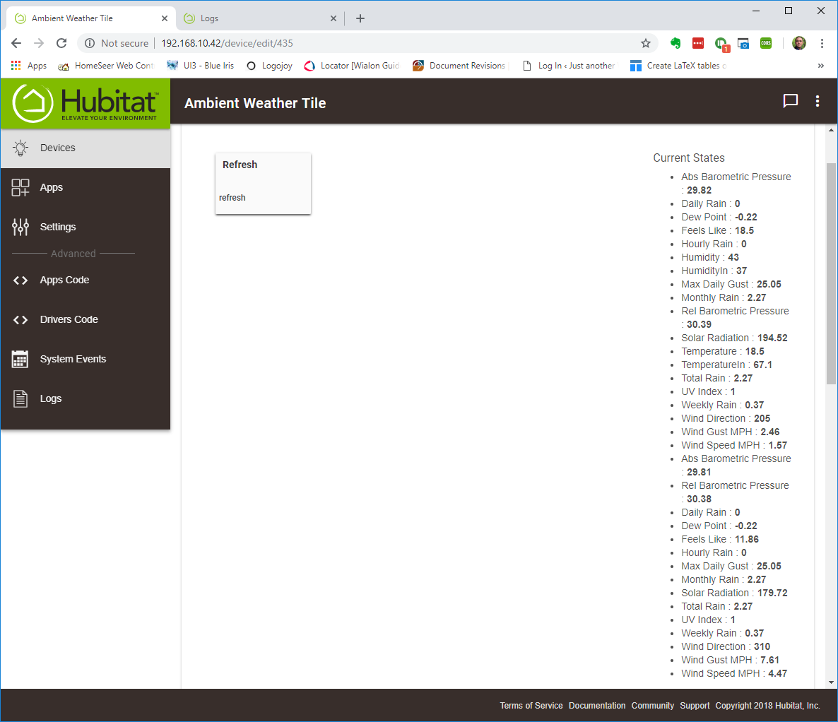 Device values/attributes duplicating in device view - 🚧 Developers ...