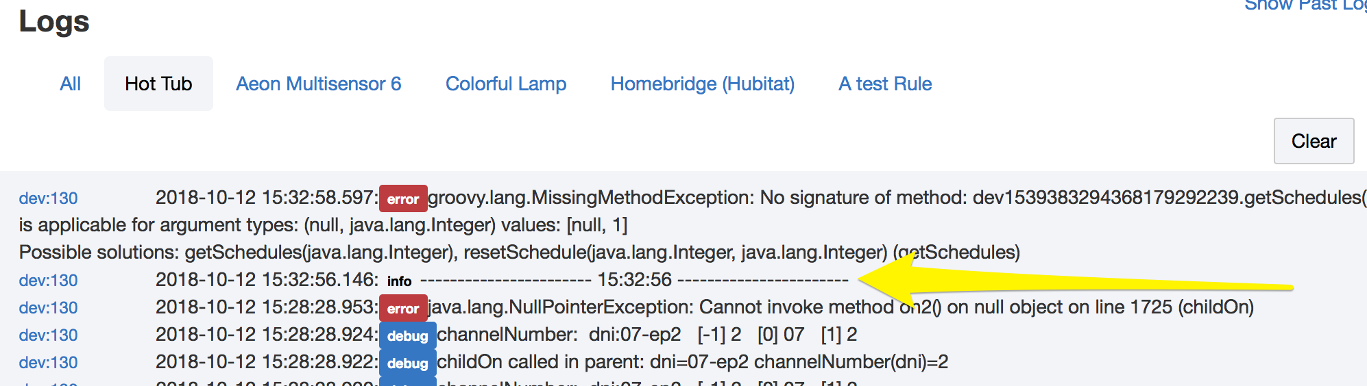 A Potentially Useful Log tracing Method Developers Hubitat