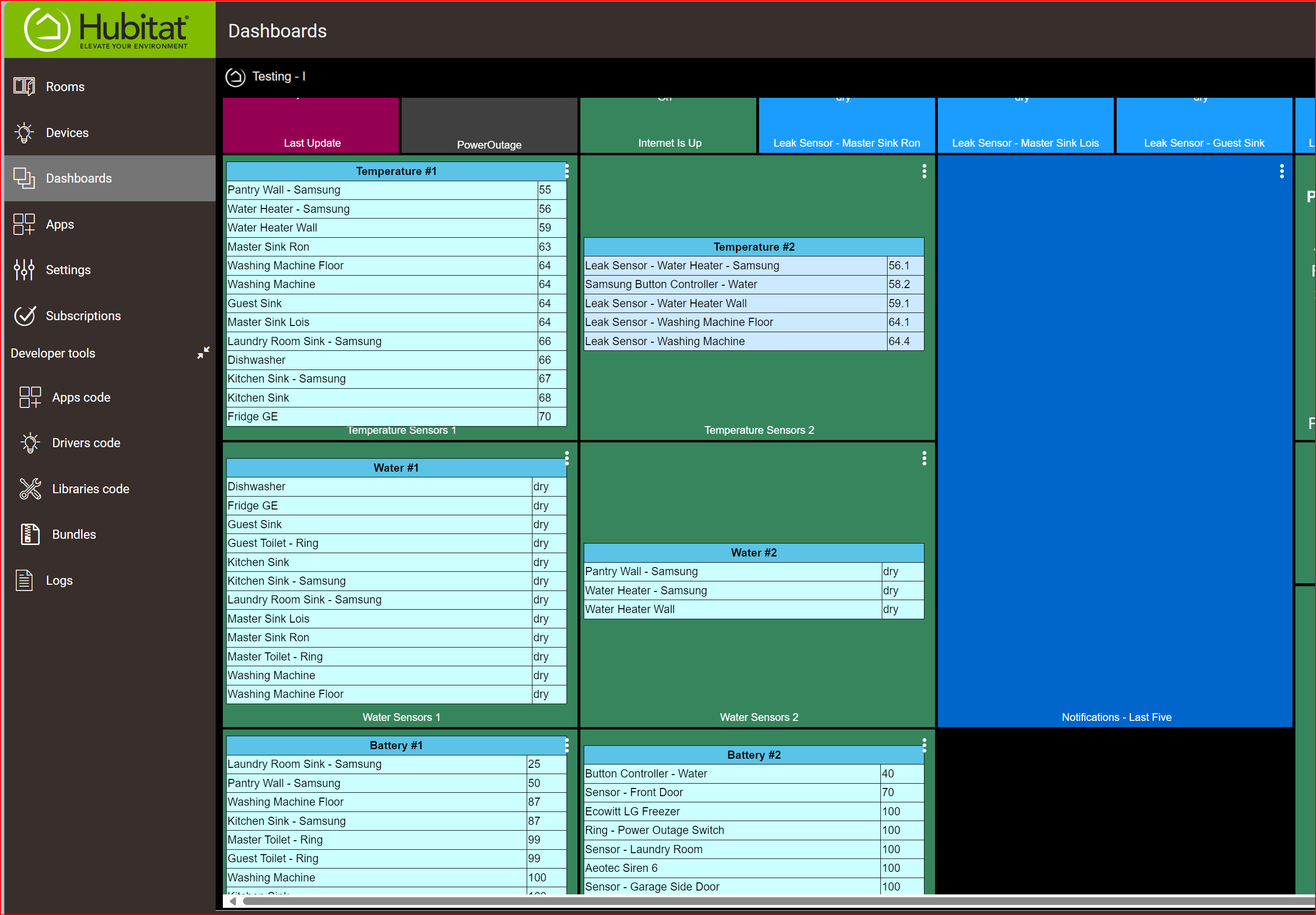 Aligning Tile Data On Dashboard How To Top Align Rows 🛎️ Get Help Hubitat