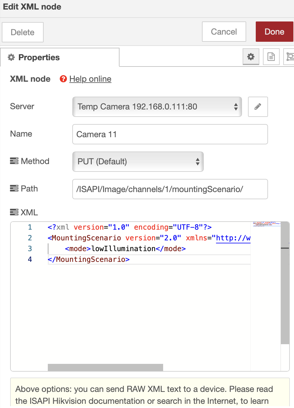 NR http request - Node-RED - Hubitat