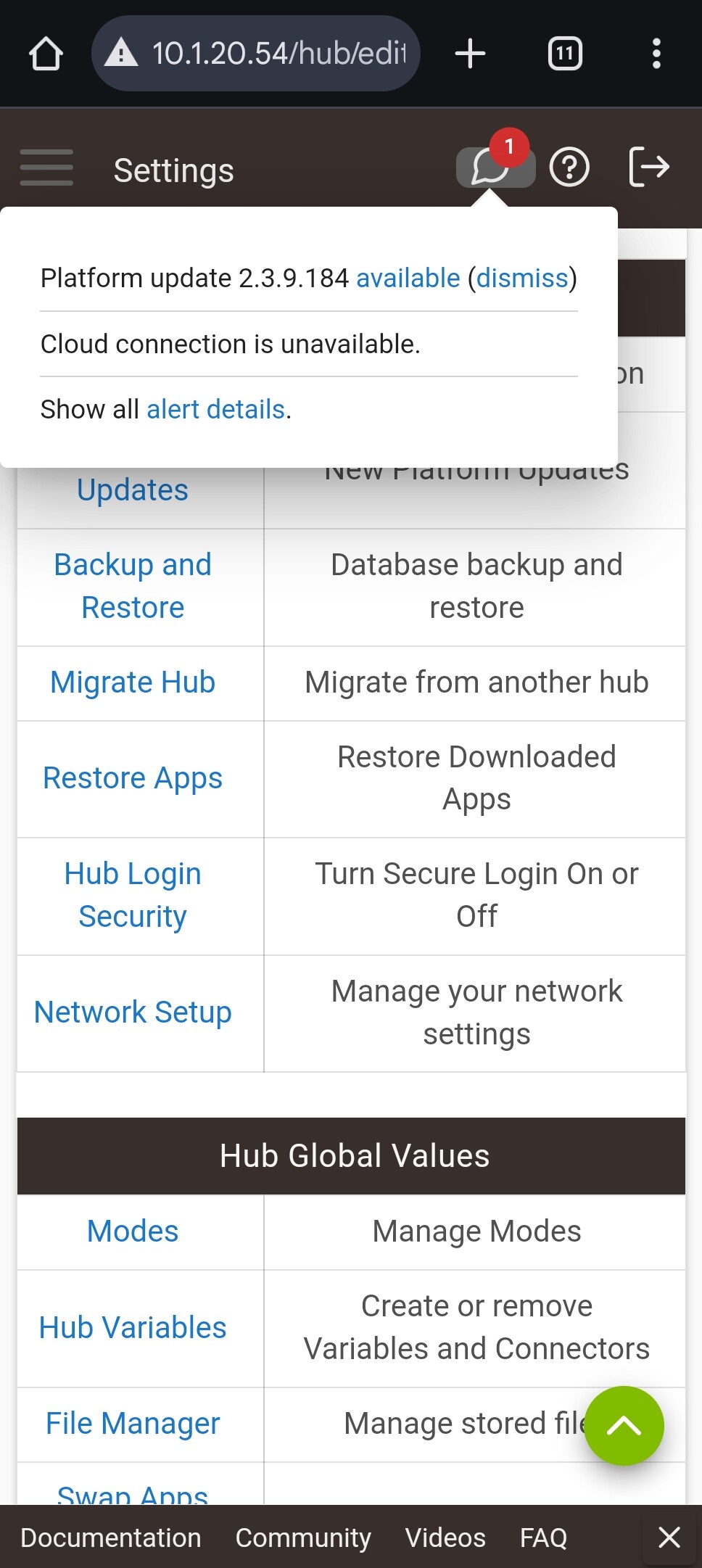 Keep Losing Cloud Connection - 🛎️ Get Help - Hubitat