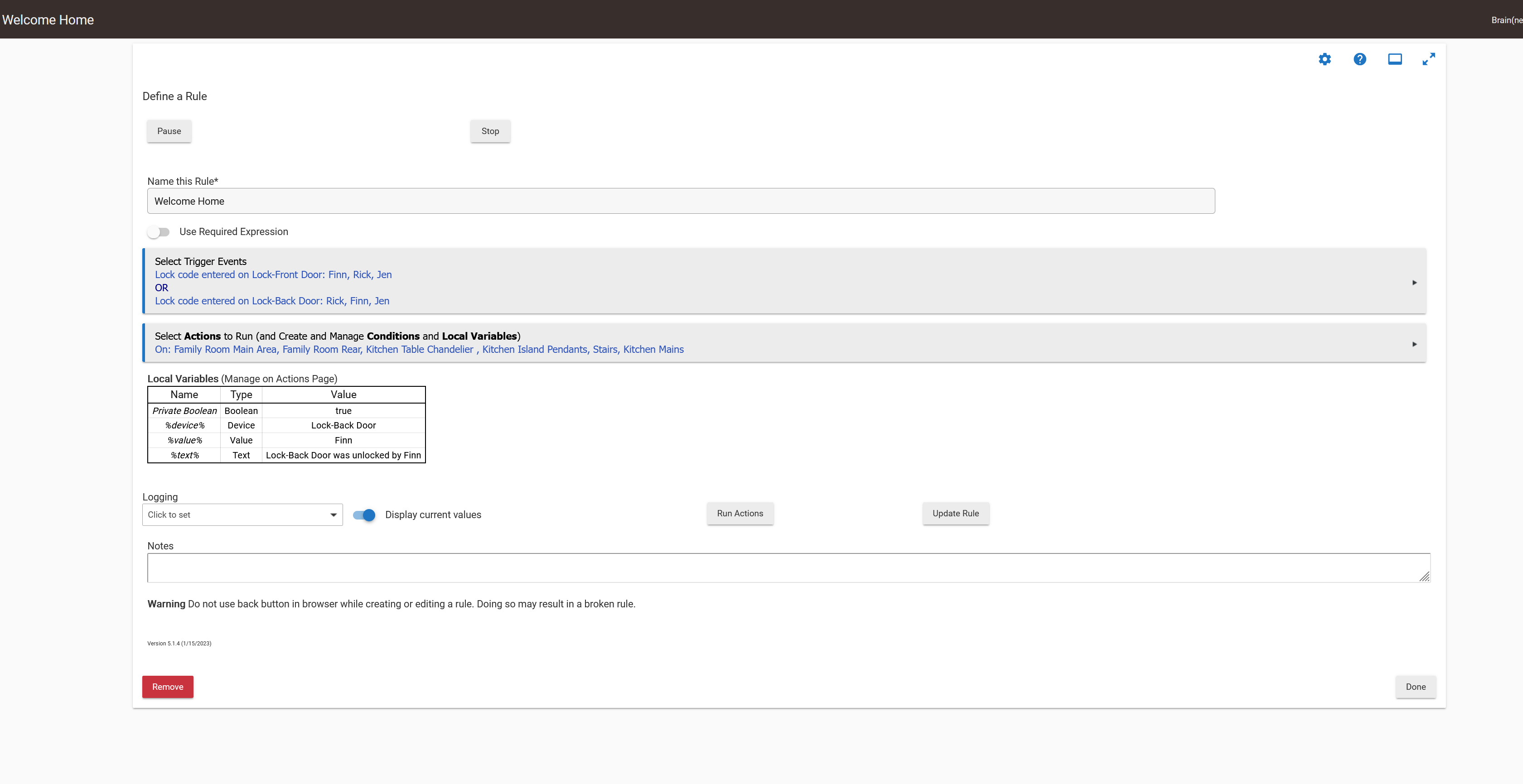 Notification doesn't pick Lock Code Manager data - Apps - Hubitat